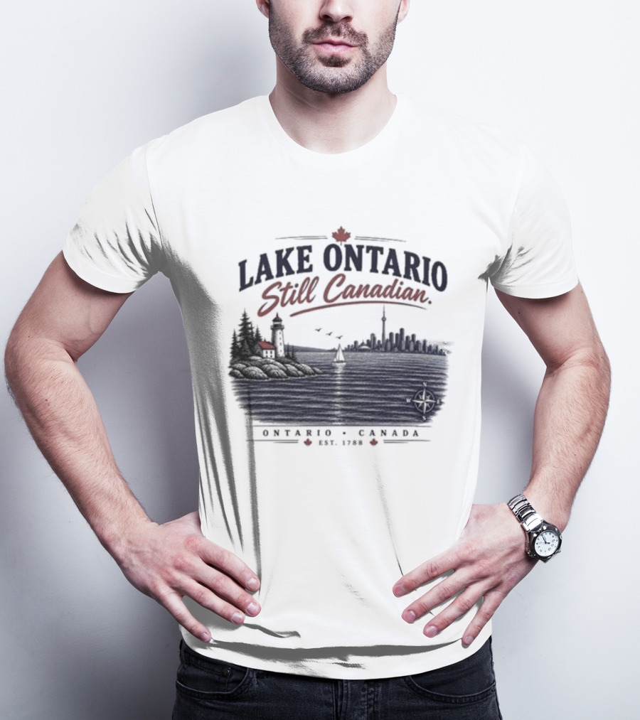 Lake Ontario Still Canadian Classic Canada Since 1812 T-Shirt