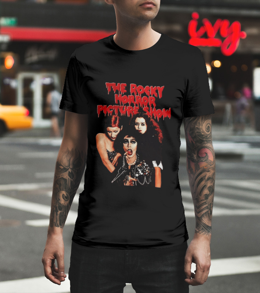 The Rocky Horror Picture Show Dr Frank N Furter Columbia Magenta T-Shirt