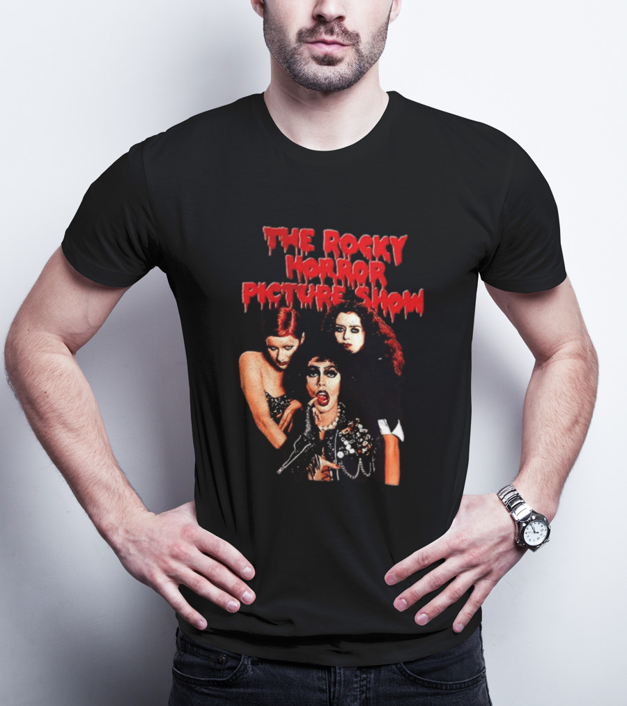 The Rocky Horror Picture Show Dr Frank N Furter Columbia Magenta T-Shirt