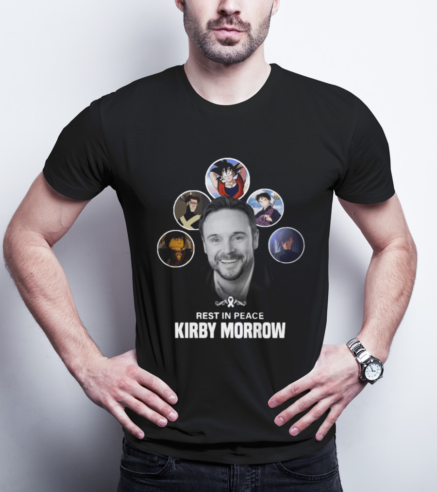 Kirby Morrow Rest In Peace Voice Behind Goku Cyclops Would Have Turned 53 Today T-Shirt