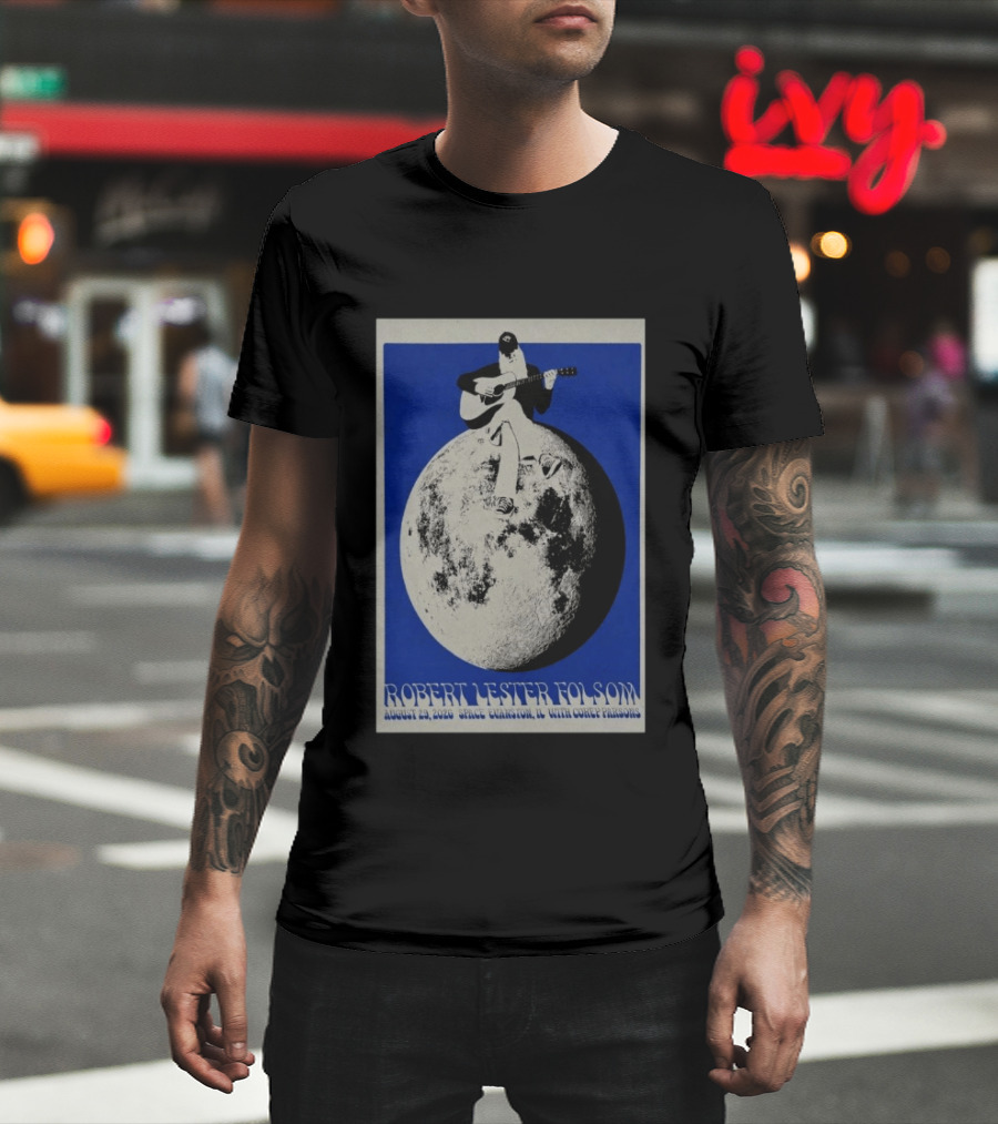 Robert Lester Folsom August 29 2026 Evanston IL Space Concert With Corey Parsons T-Shirt