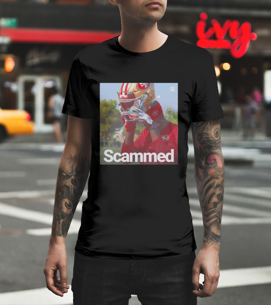 Scammed Daejon Love Fake 49ers Football T-Shirt