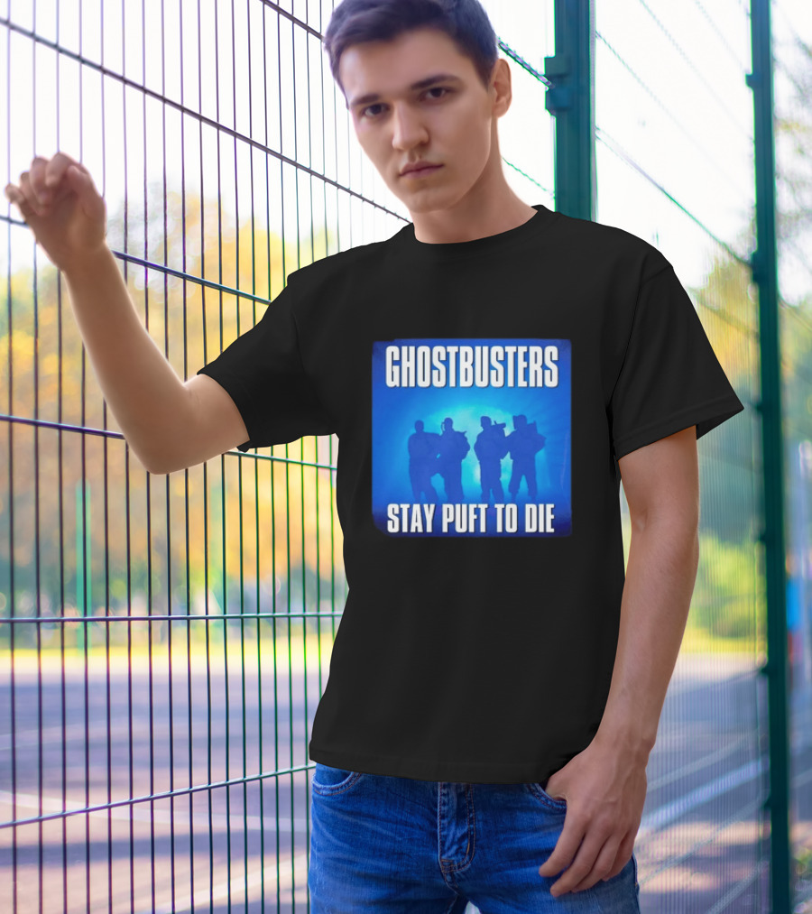 Ghostbusters Stay Puft To Die Marshmallow Man Classic Movie T-Shirt