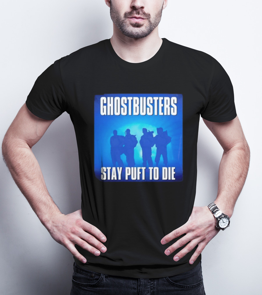 Ghostbusters Stay Puft To Die Marshmallow Man Classic Movie T-Shirt