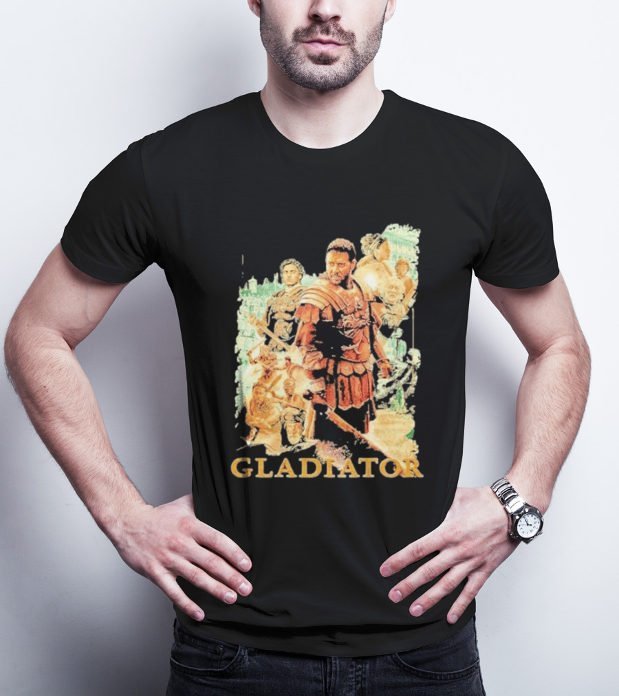 Gladiator Maximus Collage Russell Crowe Roman Warrior Epic T-Shirt