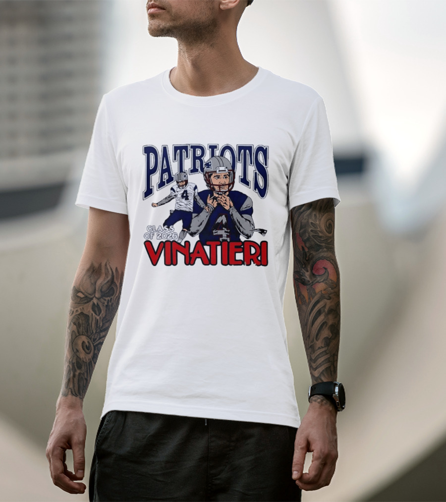 Patriots Vinatieri Class Of 2026 T-Shirt