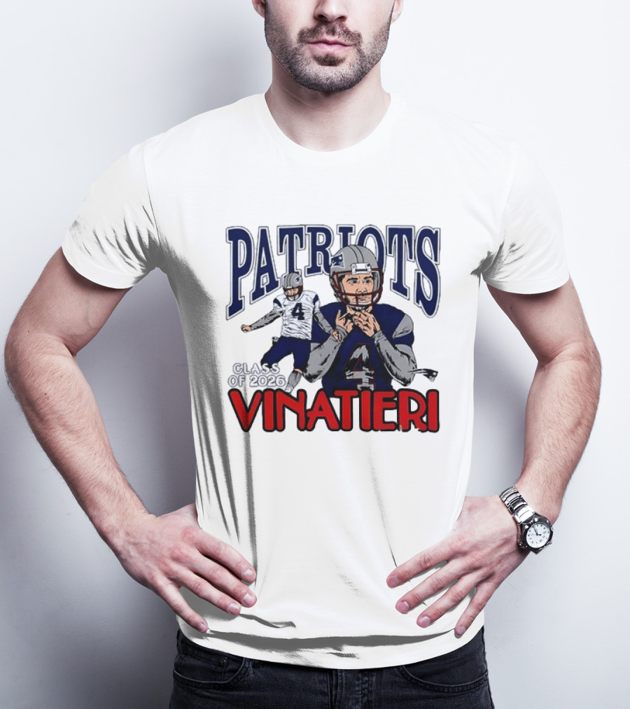 Patriots Vinatieri Class Of 2026 T-Shirt