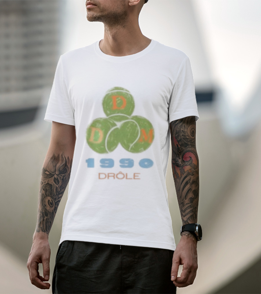 Droles De Monsieur 1990 DDM Tennis Balls T-Shirt