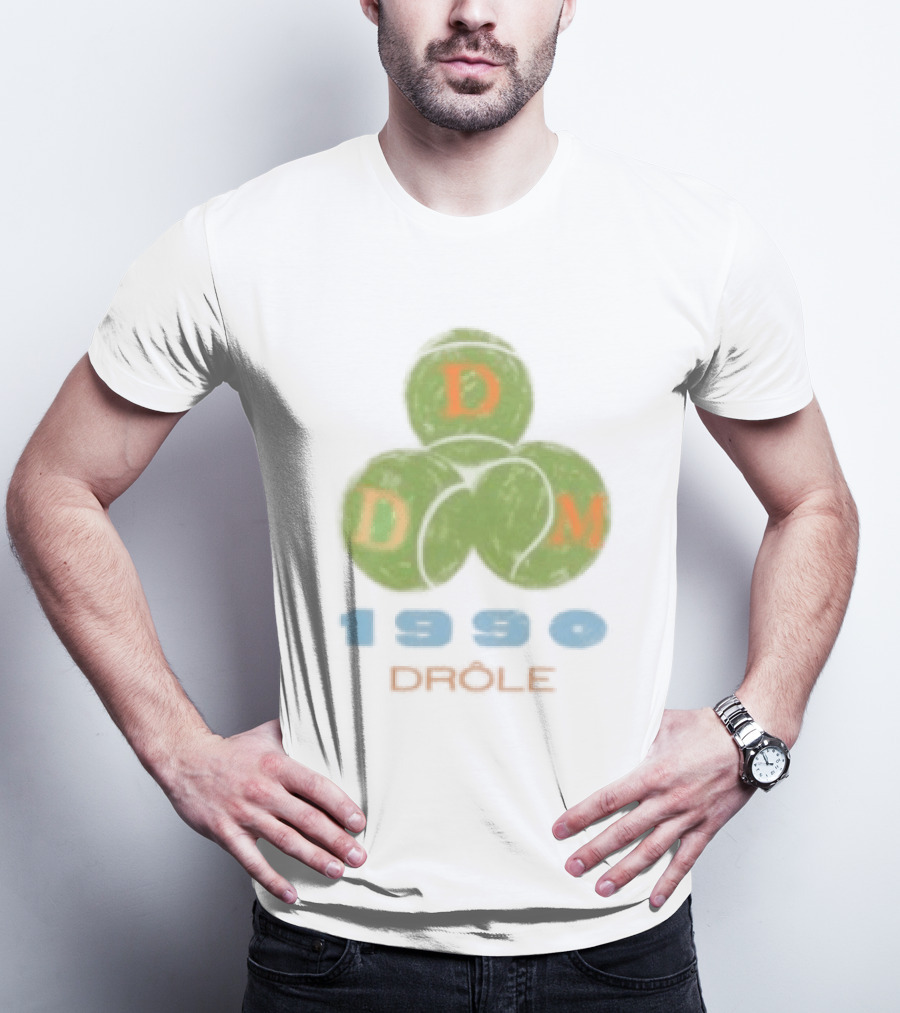 Droles De Monsieur 1990 DDM Tennis Balls T-Shirt