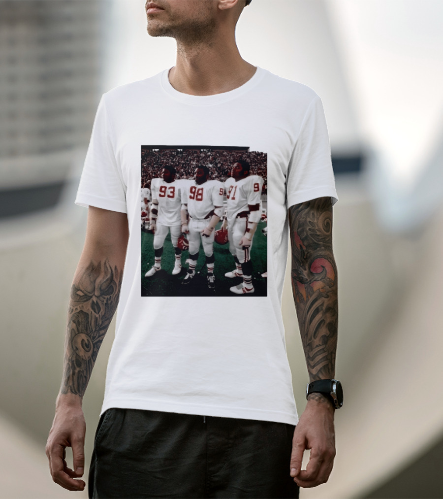 Oklahoma Sooners Football Players 93 98 91 On Field Sports Team Fan Gear T-Shirt