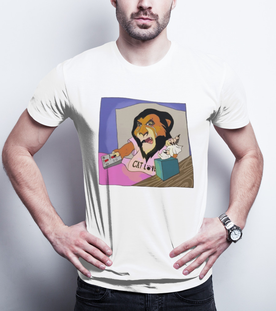 Scar From The Lion King Cat Love Scar Tissue Humor Meme T-Shirt