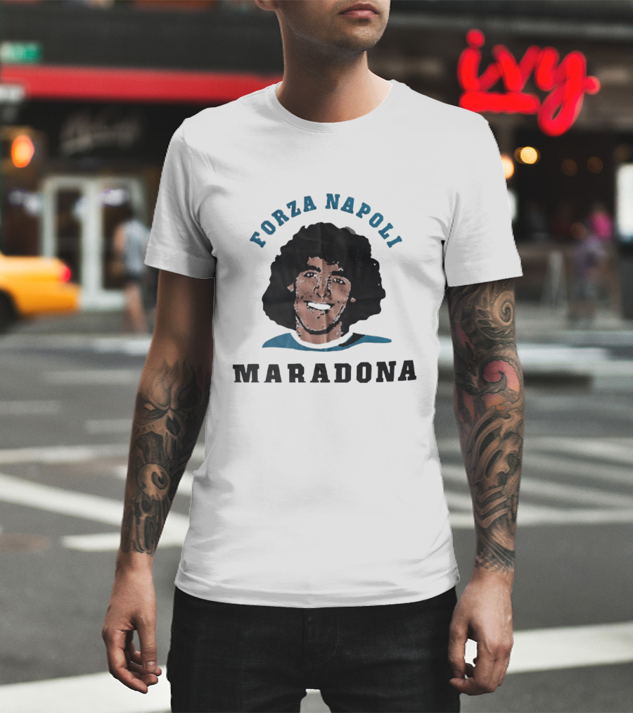 Forza Napoli Maradona Football Legend T-Shirt
