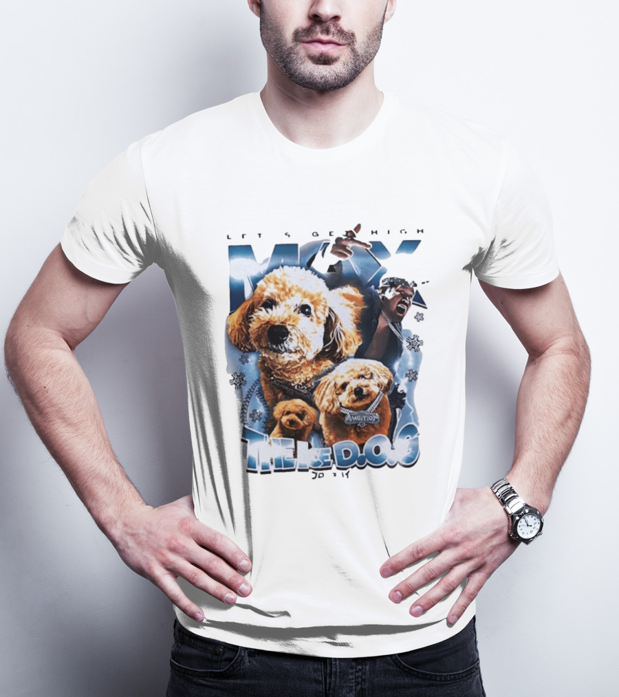Max The Ice DOG Let's Get High NJPW Pro Wrestling Ambition T-Shirt
