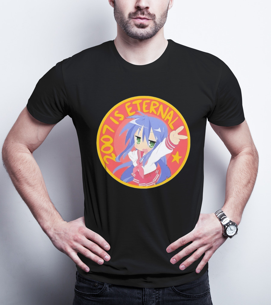 Konata Izumi 2007 Is Eternal Lucky Star Anime T-Shirt