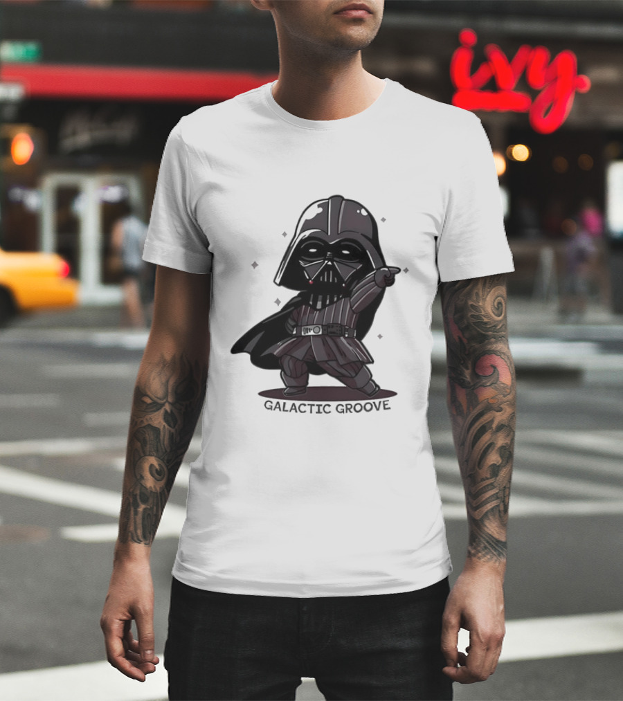 Star Wars Darth Vader Galactic Groove Chibi T-Shirt