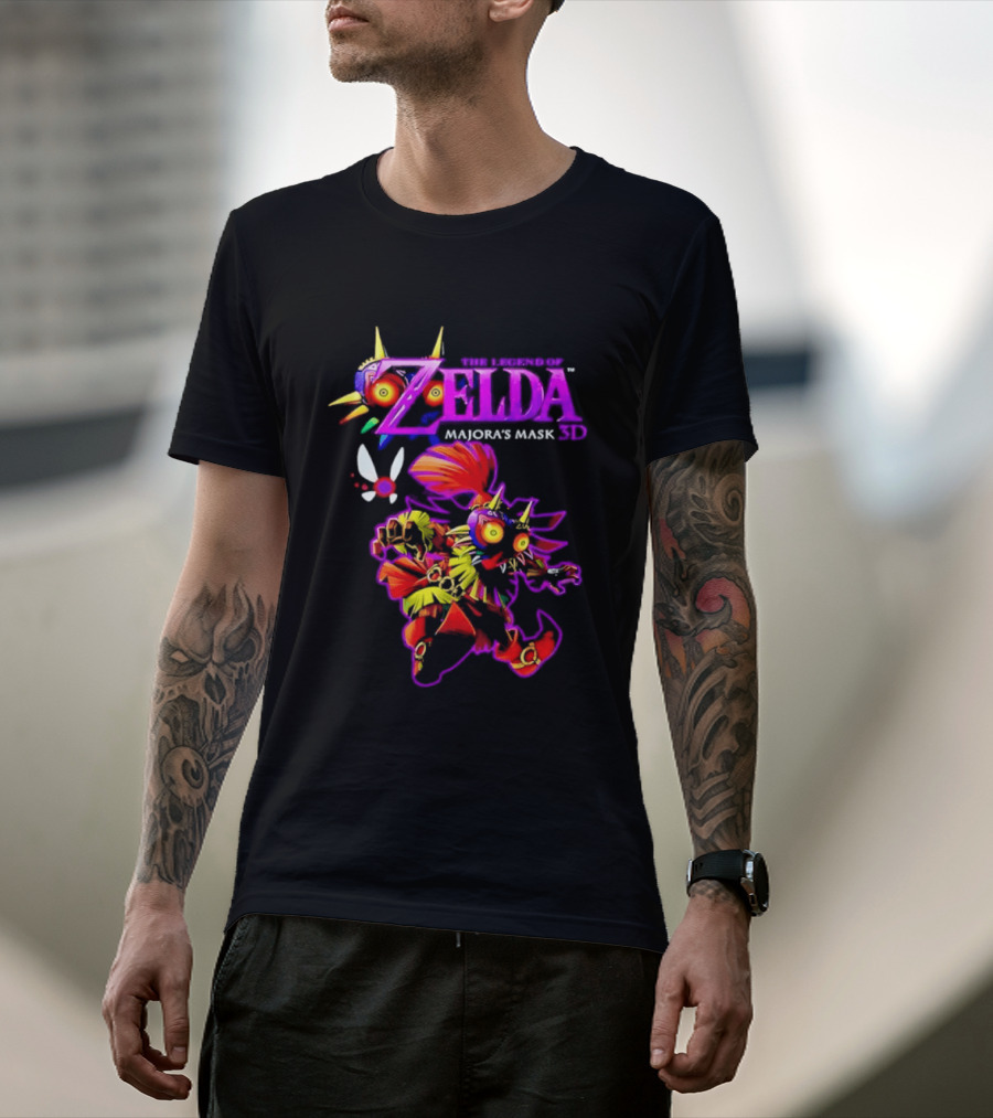 The Legend Of Zelda Majora's Mask 3D Skull Kid T-Shirt