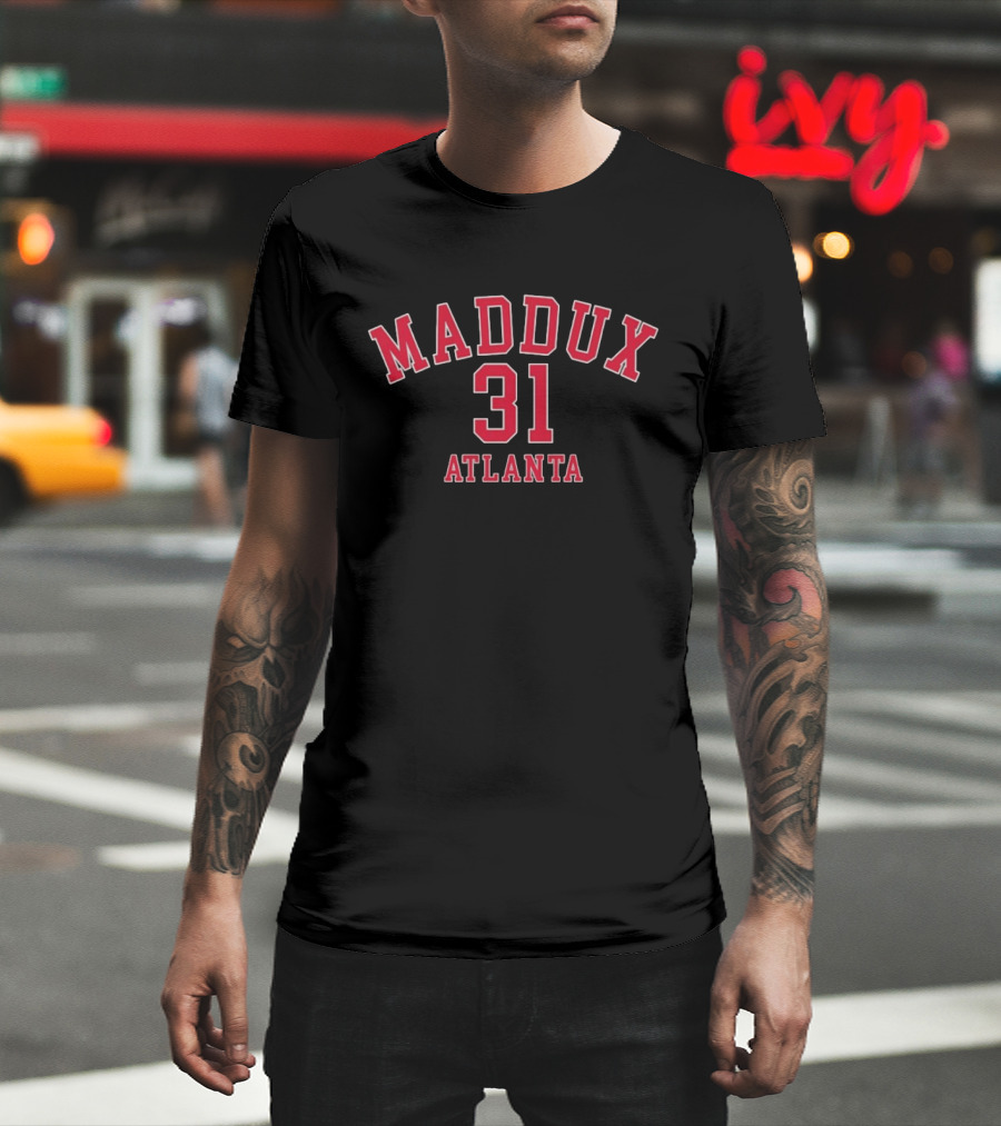 Greg Maddux 31 Atlanta Braves MLB T-Shirt