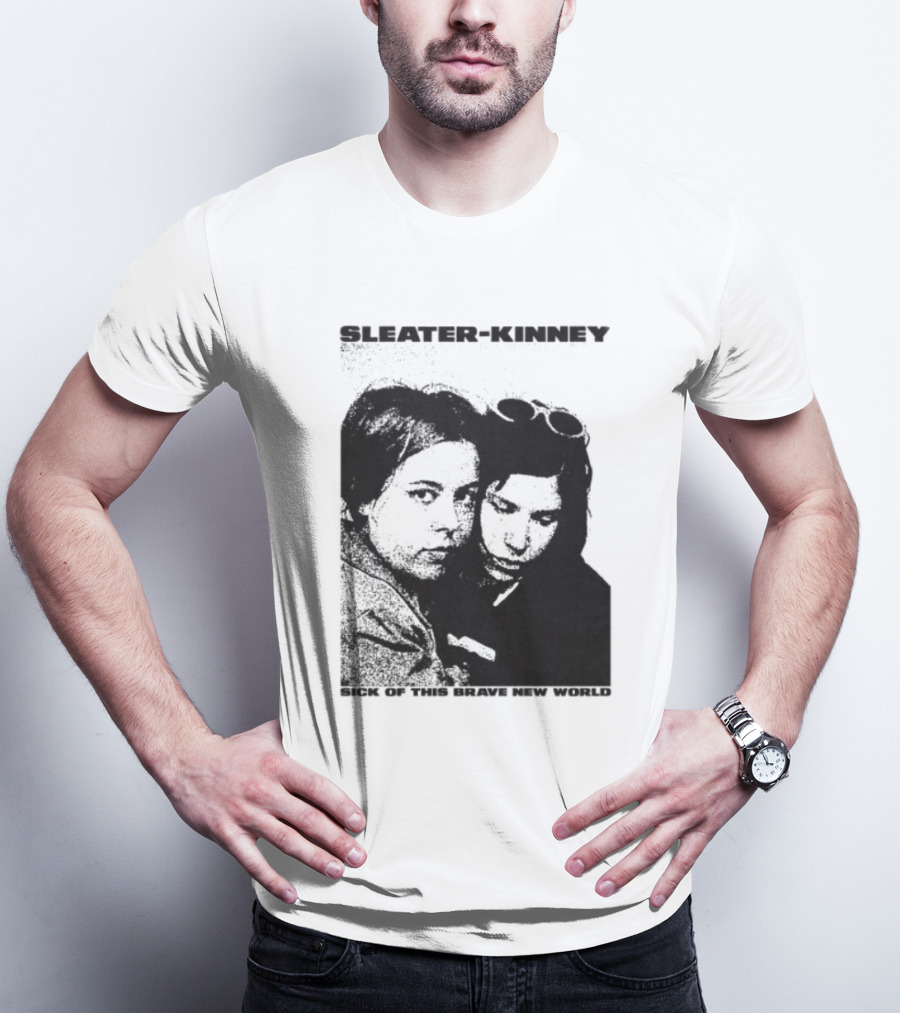 Enterthenight Gallery Store Sleater Kinney Sick Of This Brave New World T-Shirt