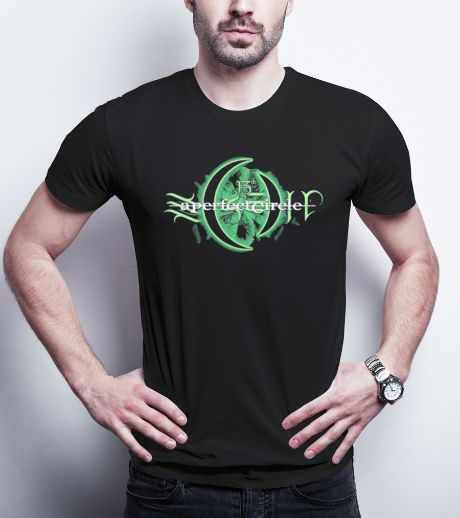 A Perfect Circle 13th Step Orestes Green Swirl T-Shirt