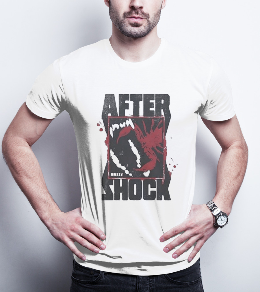 Aftershock Louder Than Life Stinging Lineup Red Splatter T-Shirt