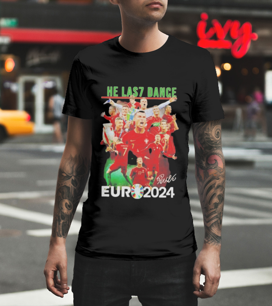 Cristiano Ronaldo He Las7 Dance Euro 2024 T-Shirt