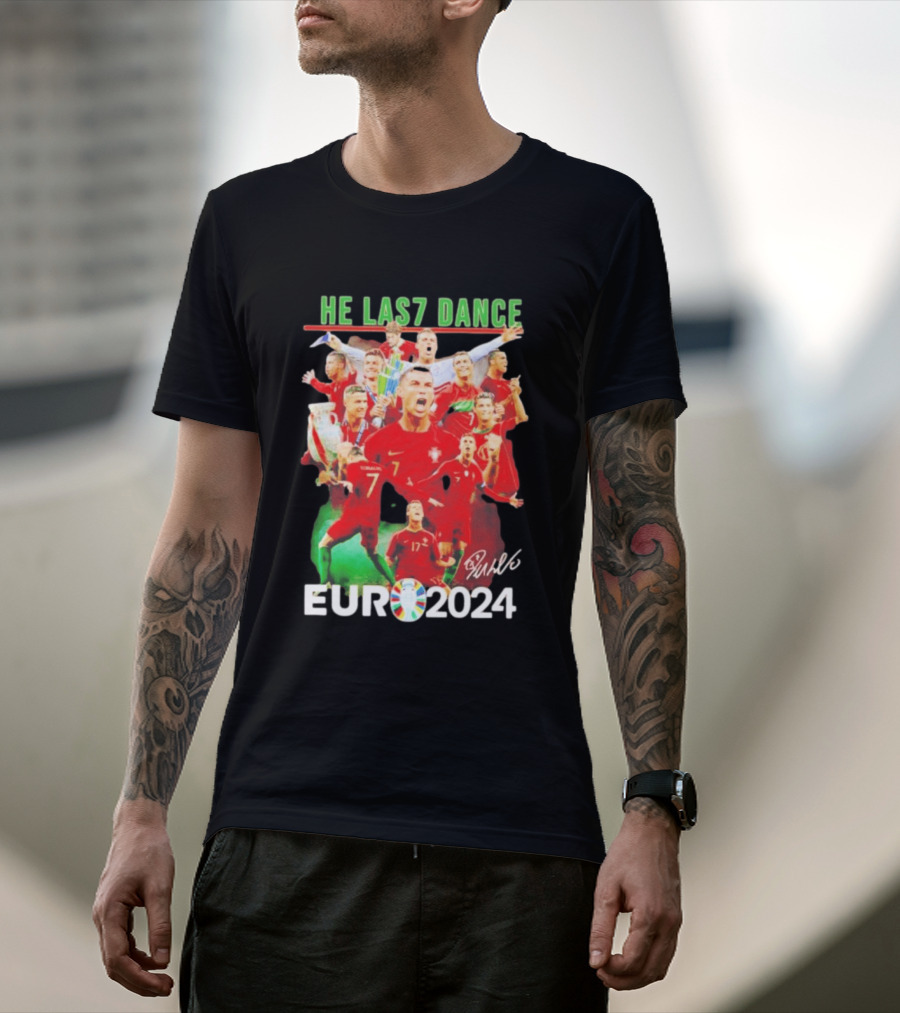 Cristiano Ronaldo He Las7 Dance Euro 2024 T-Shirt