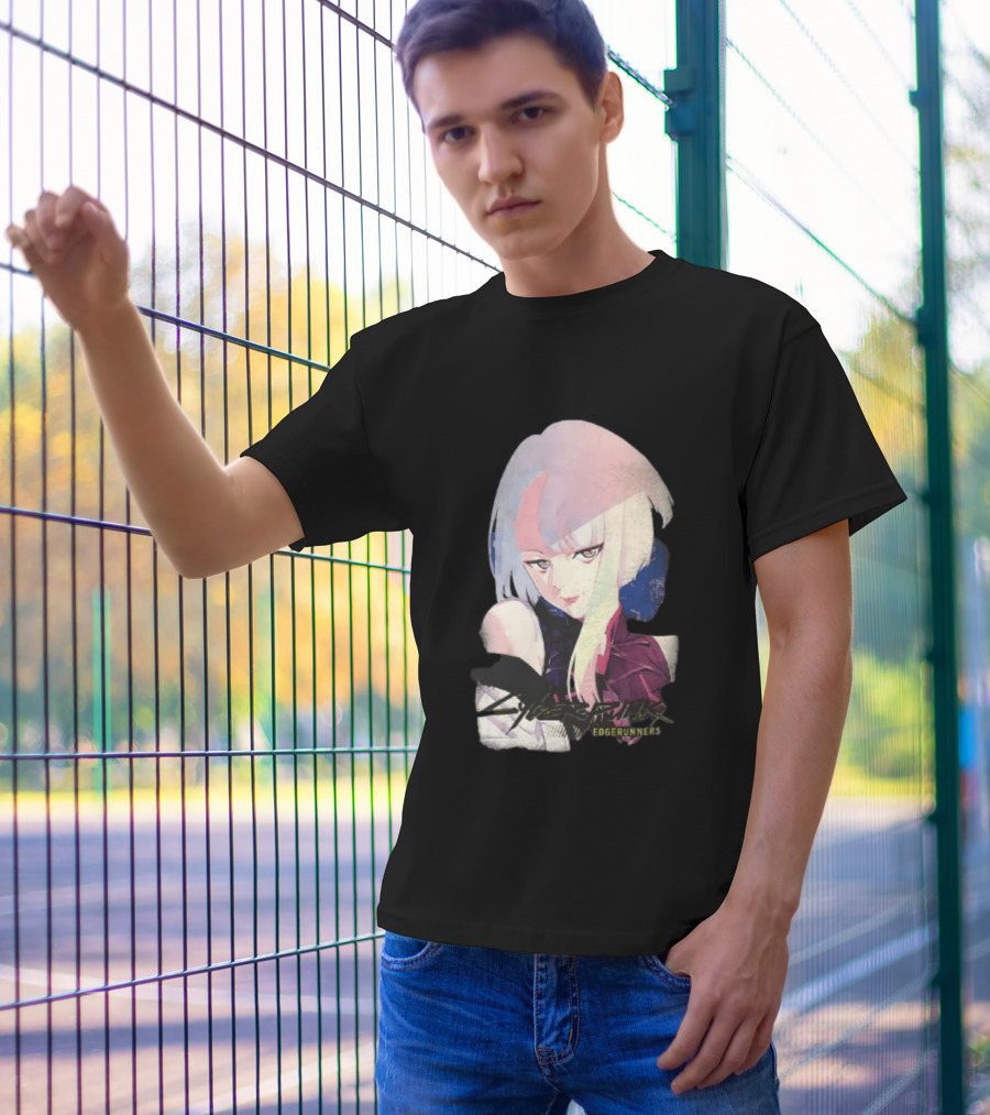 Cyberpunk Edgerunners Lucyna Kushinada Colorful Anime T-Shirt
