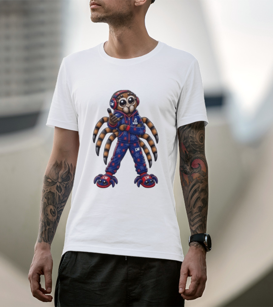 PJ Black Spidey PJ Webb LW Spider Character In Blue Red Outfit T-Shirt