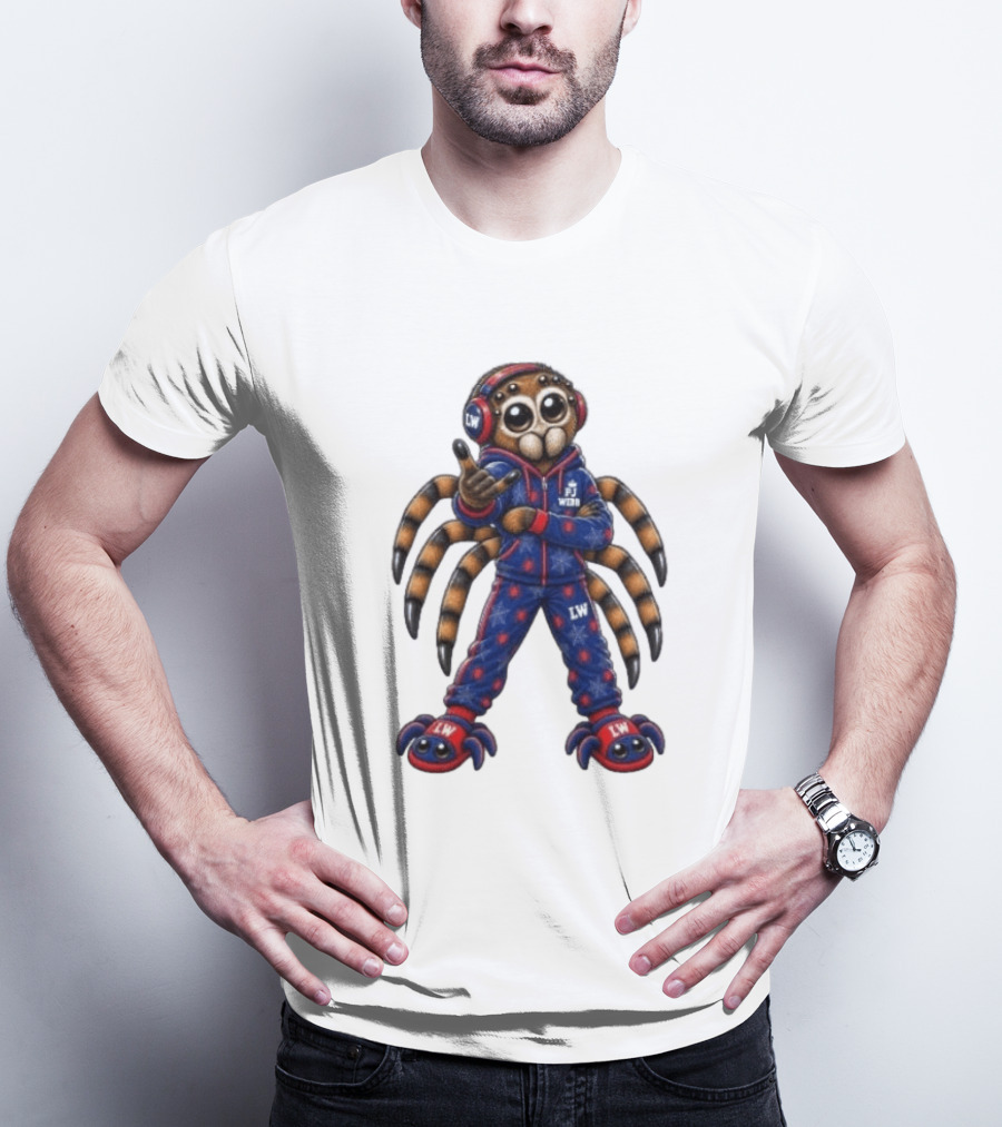 PJ Black Spidey PJ Webb LW Spider Character In Blue Red Outfit T-Shirt