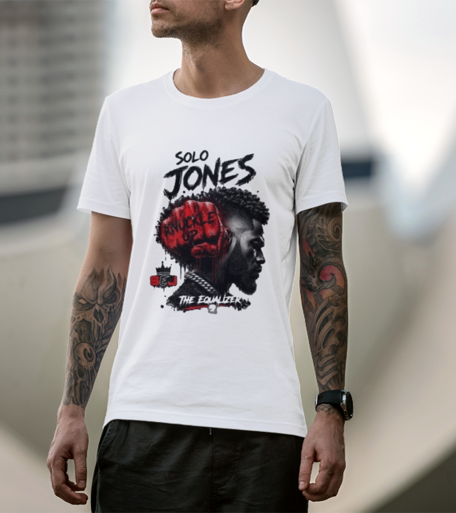 Solo Jones Knuckle Up The Equalizer Red Fist T-Shirt