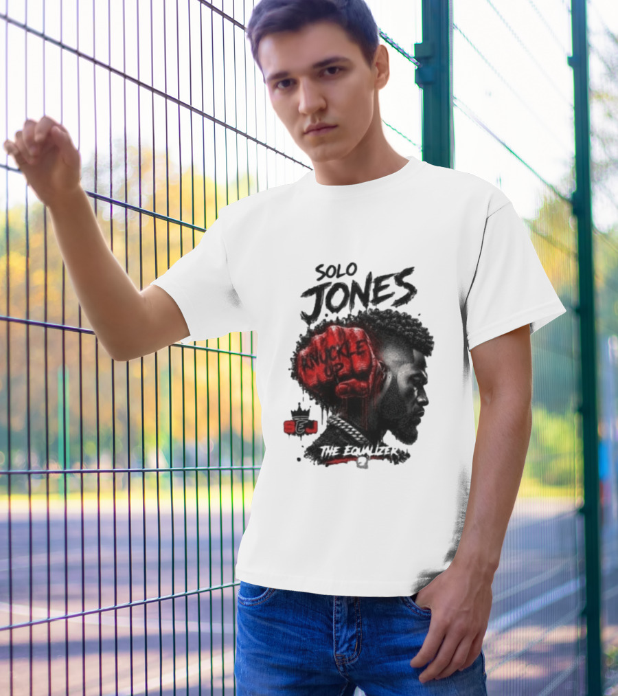 Solo Jones Knuckle Up The Equalizer Red Fist T-Shirt