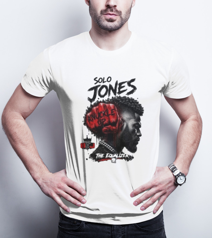 Solo Jones Knuckle Up The Equalizer Red Fist T-Shirt