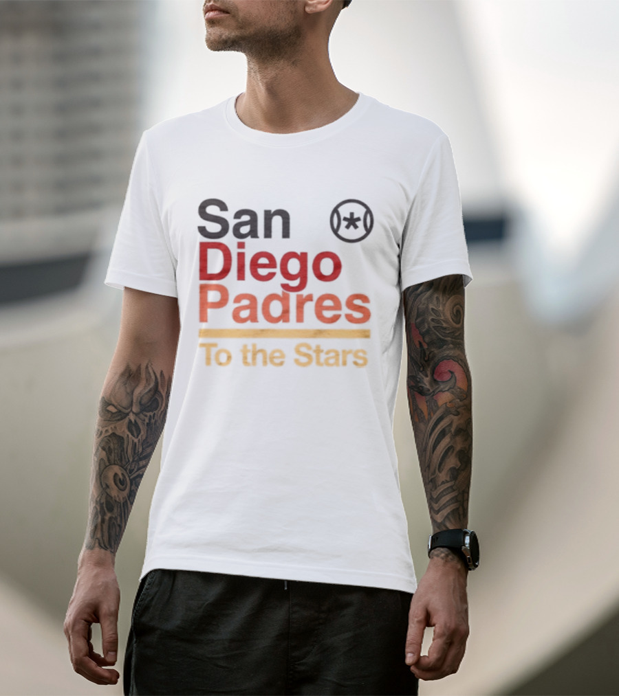 San Diego Padres To The Stars TTS X Homage Classic Ash T-Shirt