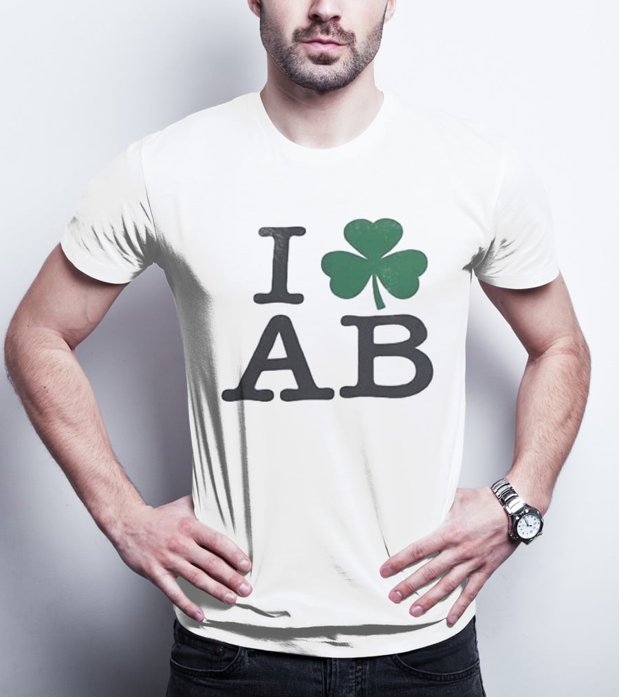 Andy Bell I Love AB Shamrock Dublin Vicar Street T-Shirt