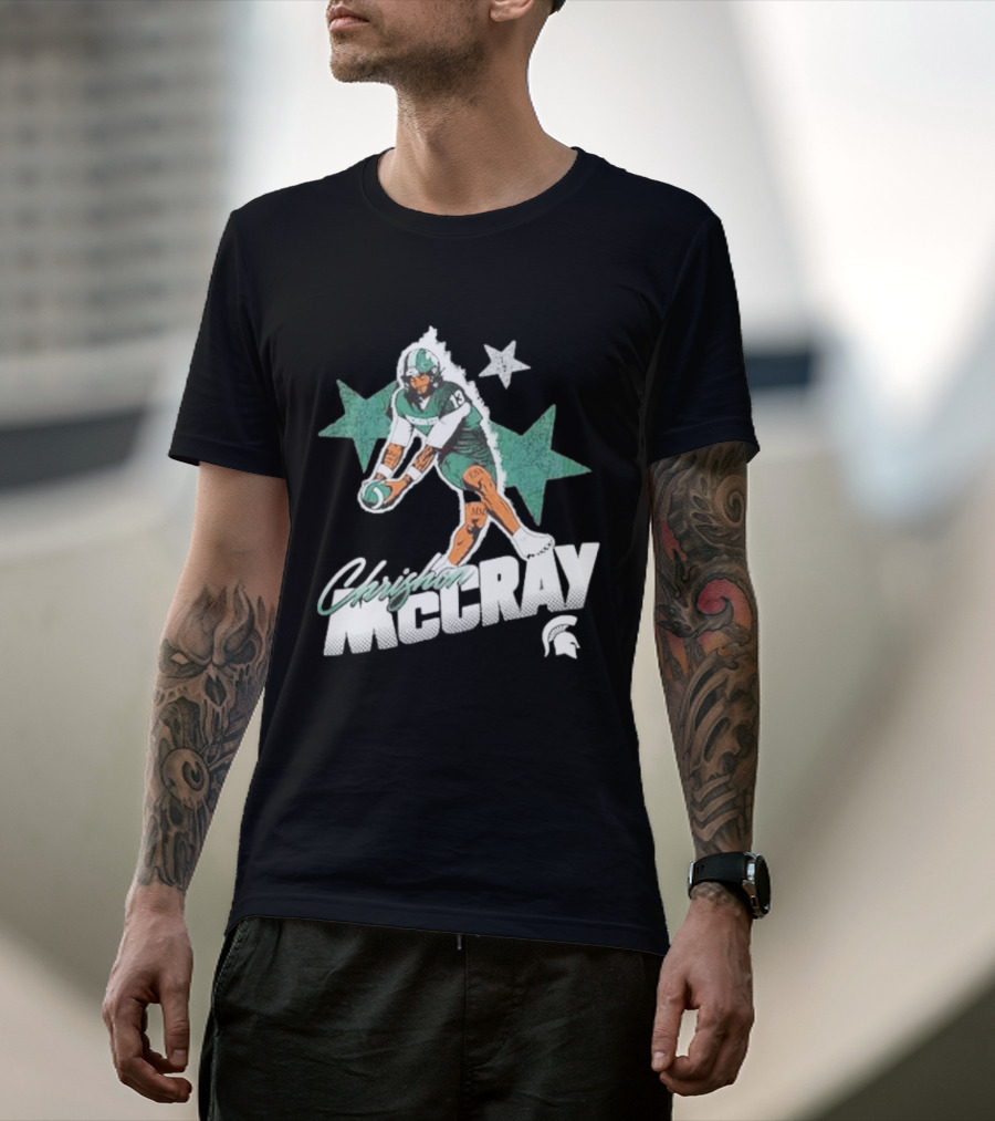 Chrishon McCray Stars Michigan State Spartans Football T-Shirt