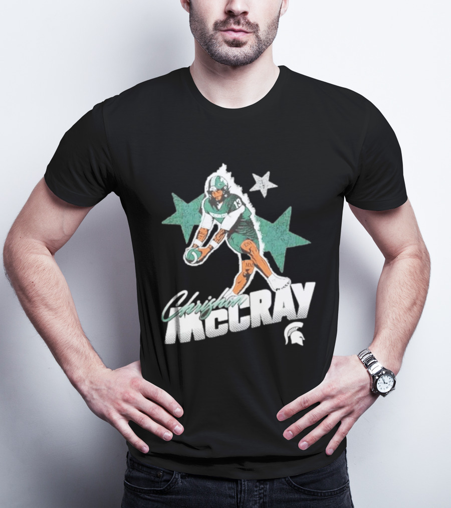 Chrishon McCray Stars Michigan State Spartans Football T-Shirt