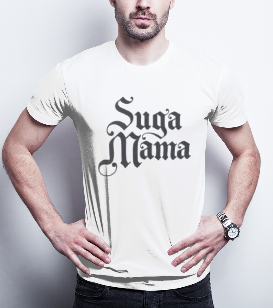 Beyonce Store Suga Mama Cropped Bold Gothic T-Shirt