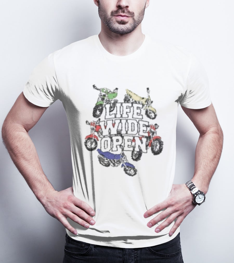 Cboystv Youth Life Wide Open Bikes T-Shirt