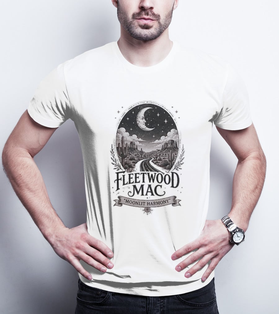 Fleetwood Mac Moonlit Harmony Nighttime T-Shirt
