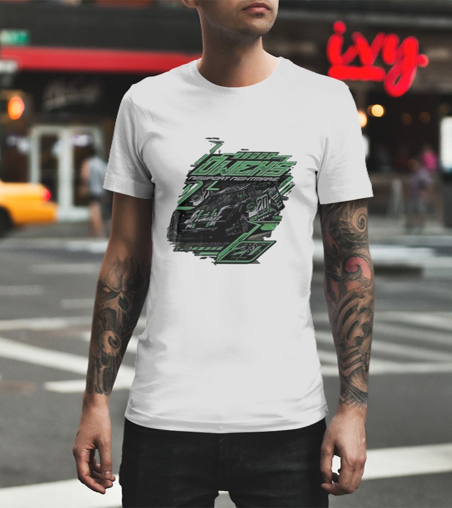 Jimmy Owens Newport Nightmare 20 Car Racing Ultimate 64 Dirt Track 2023 T-Shirt