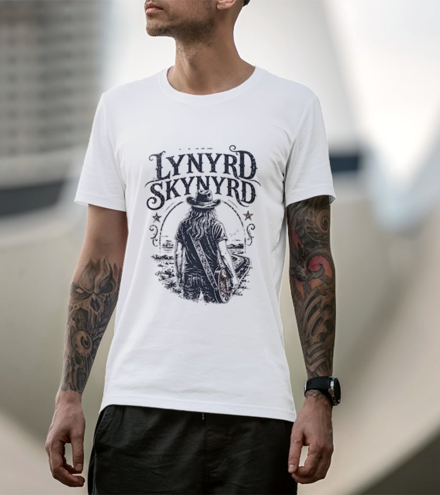 Lynyrd Skynyrd Southern Roads Free Soul Vintage Style Cowboy T-Shirt