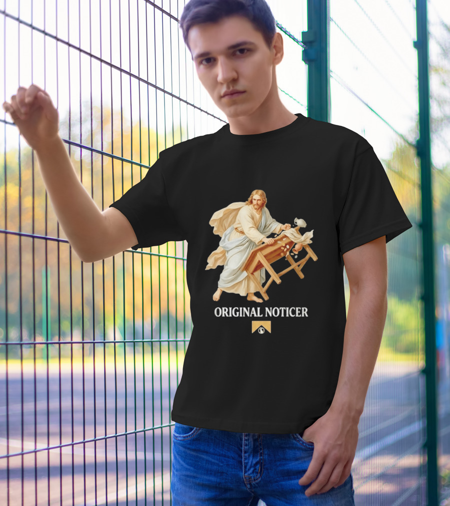 Jesus Christ Original Noticer Temple Cleansing Visual T-Shirt