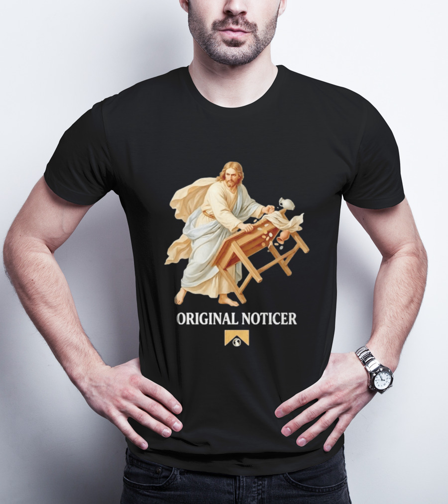 Jesus Christ Original Noticer Temple Cleansing Visual T-Shirt
