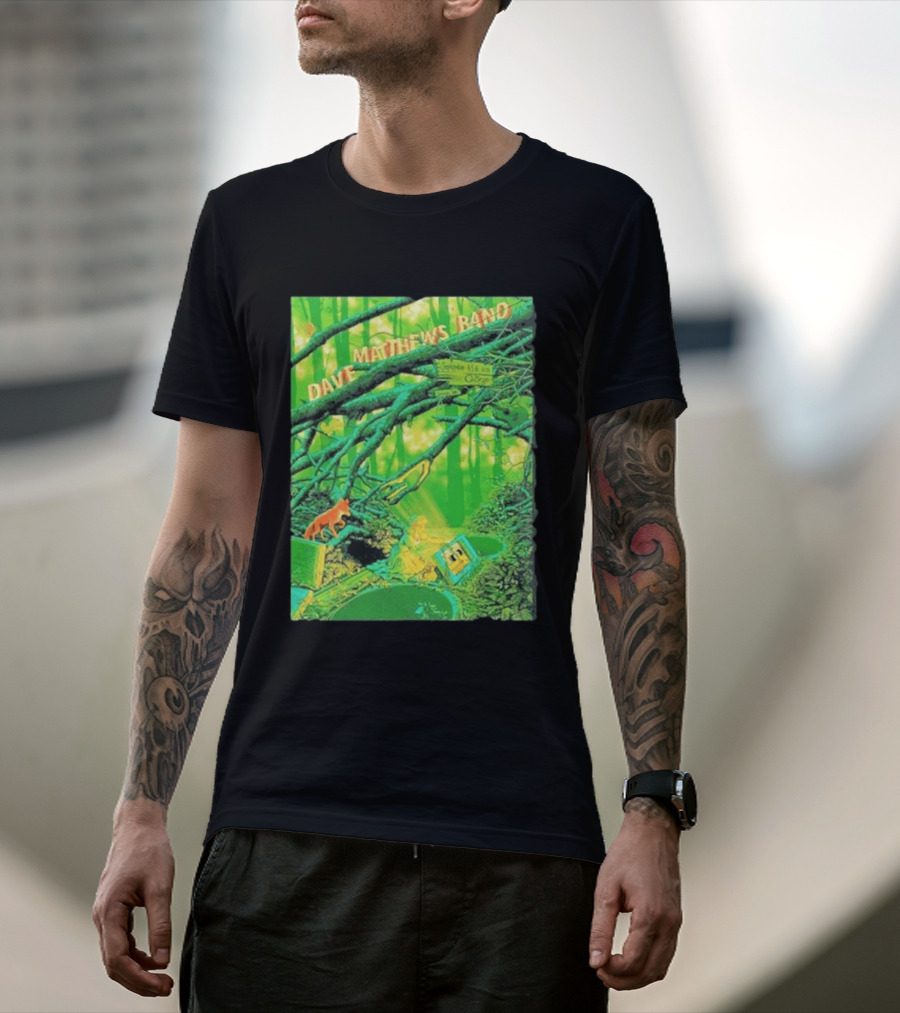 Dave Matthews Band George WA September 4 5 6 2026 At The Gorge Forest Scene T-Shirt