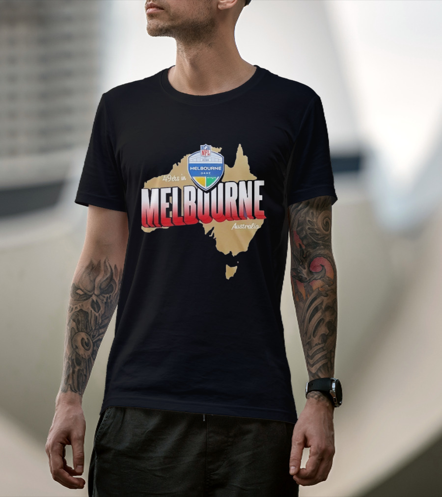 49ers In Melbourne Australia NFL Game 2026 T-Shirt