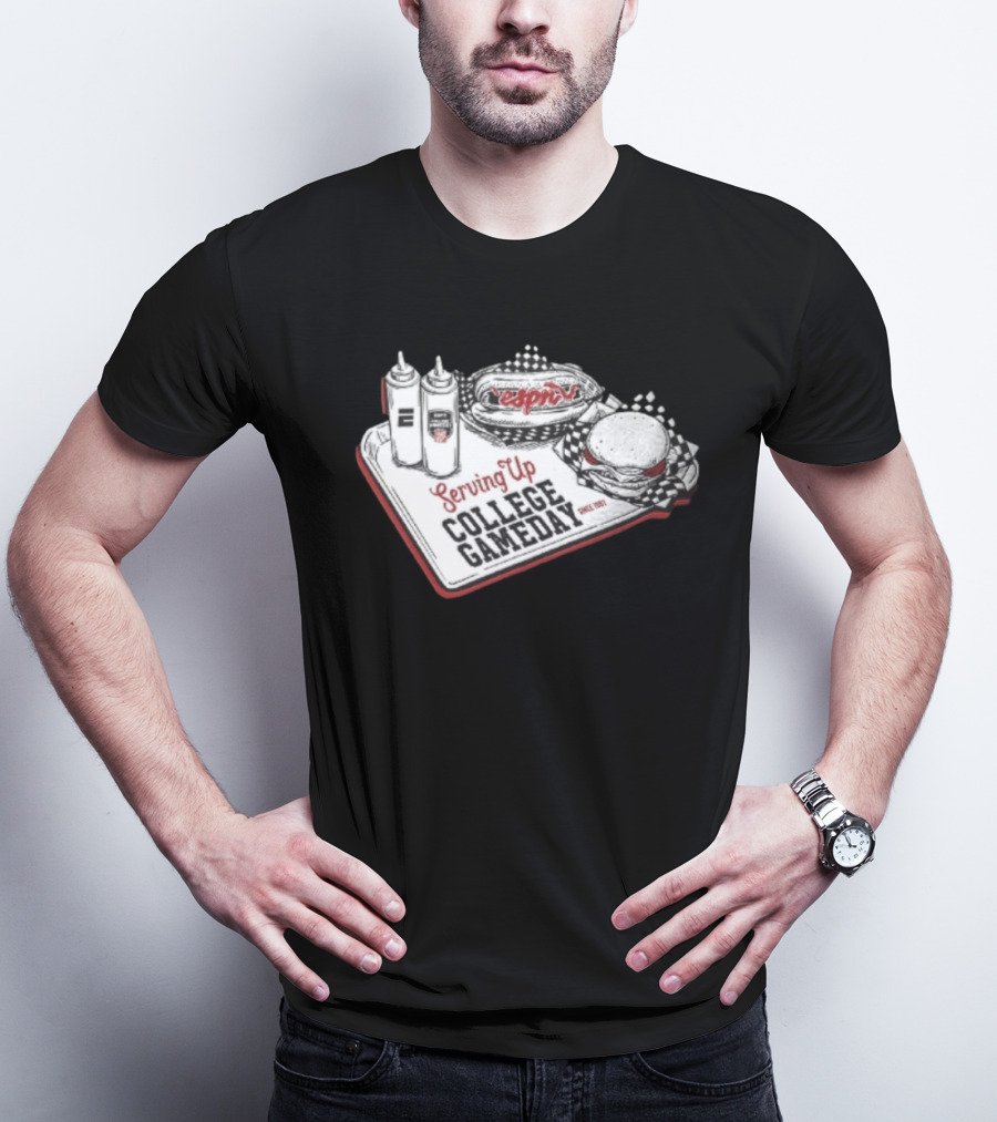 Serving Up College GameDay ESPN Since 1993 T-Shirt