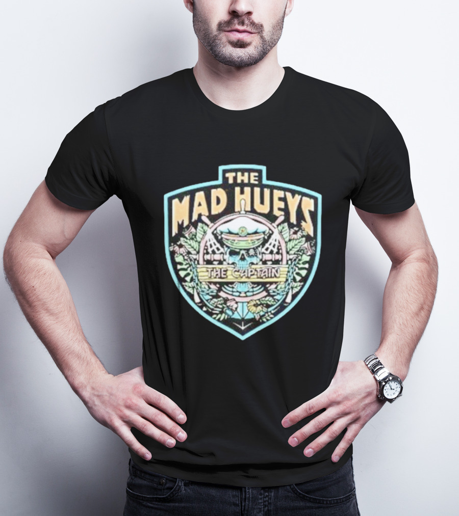The Mad Hueys The Captain Skull Nautical T-Shirt
