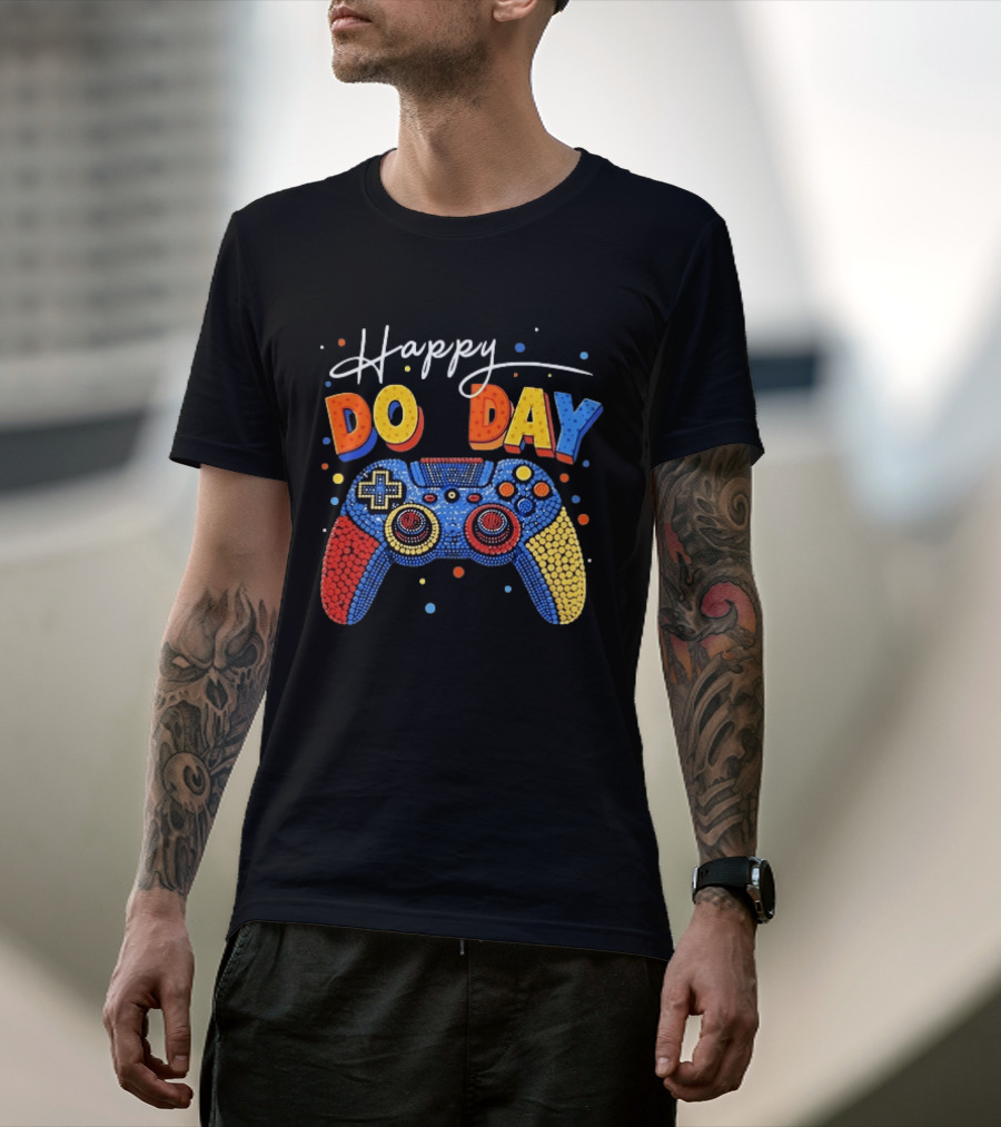 Happy Dot Day Gaming Controller Video Game Celebration T-Shirt