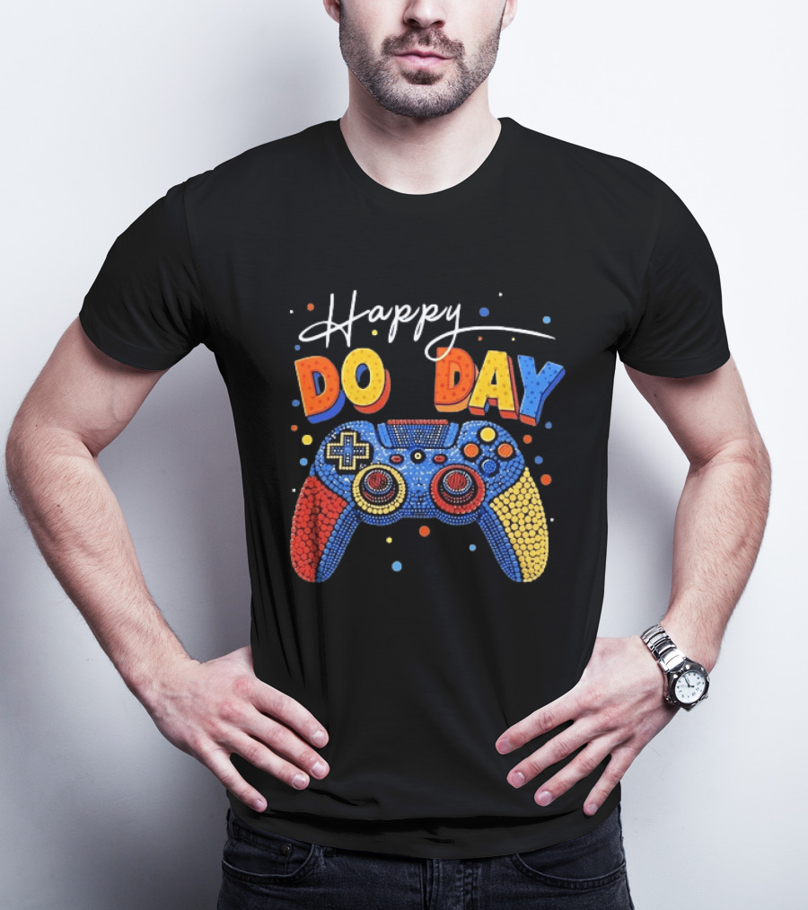 Happy Dot Day Gaming Controller Video Game Celebration T-Shirt