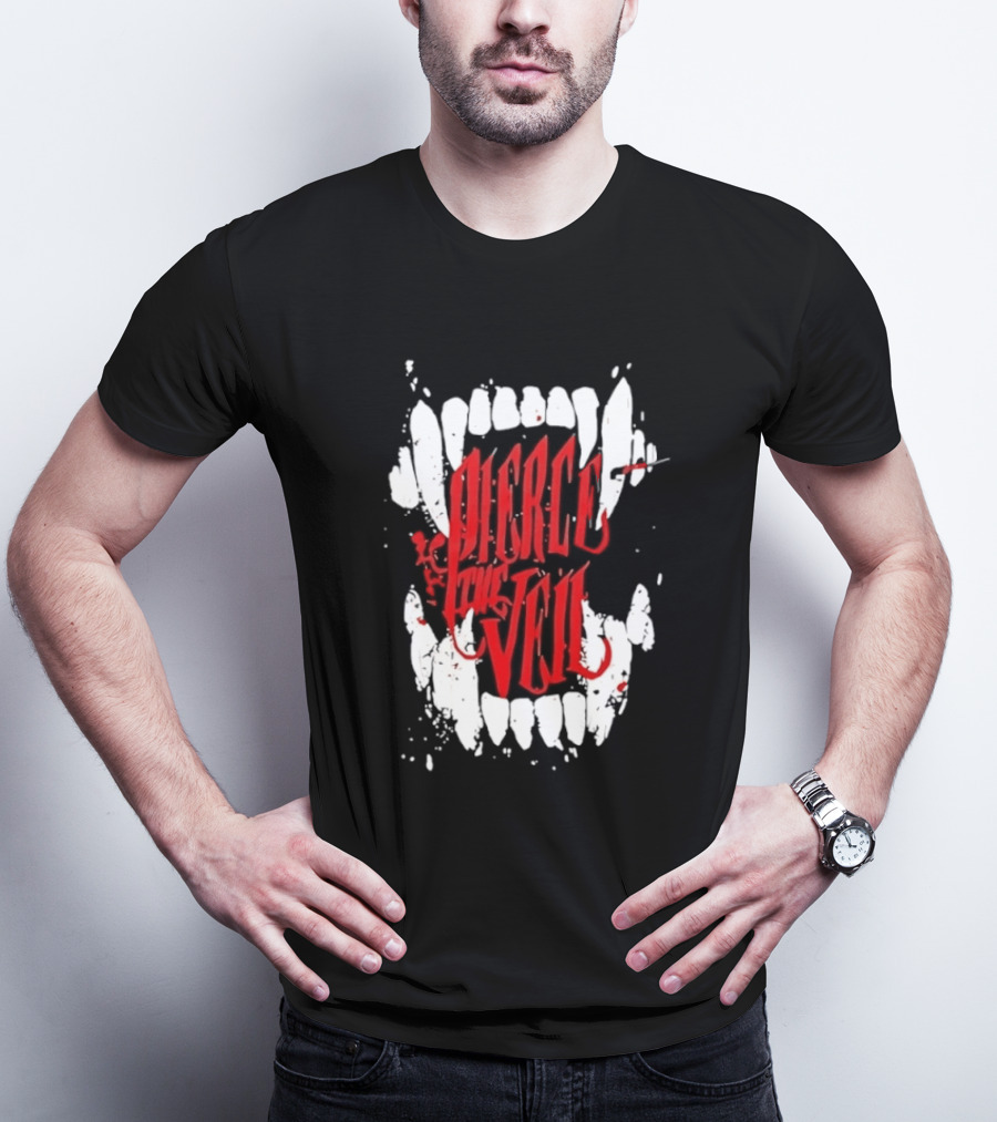 Pierce The Veil Blood Fangs Post Hardcore Band Merch T-Shirt